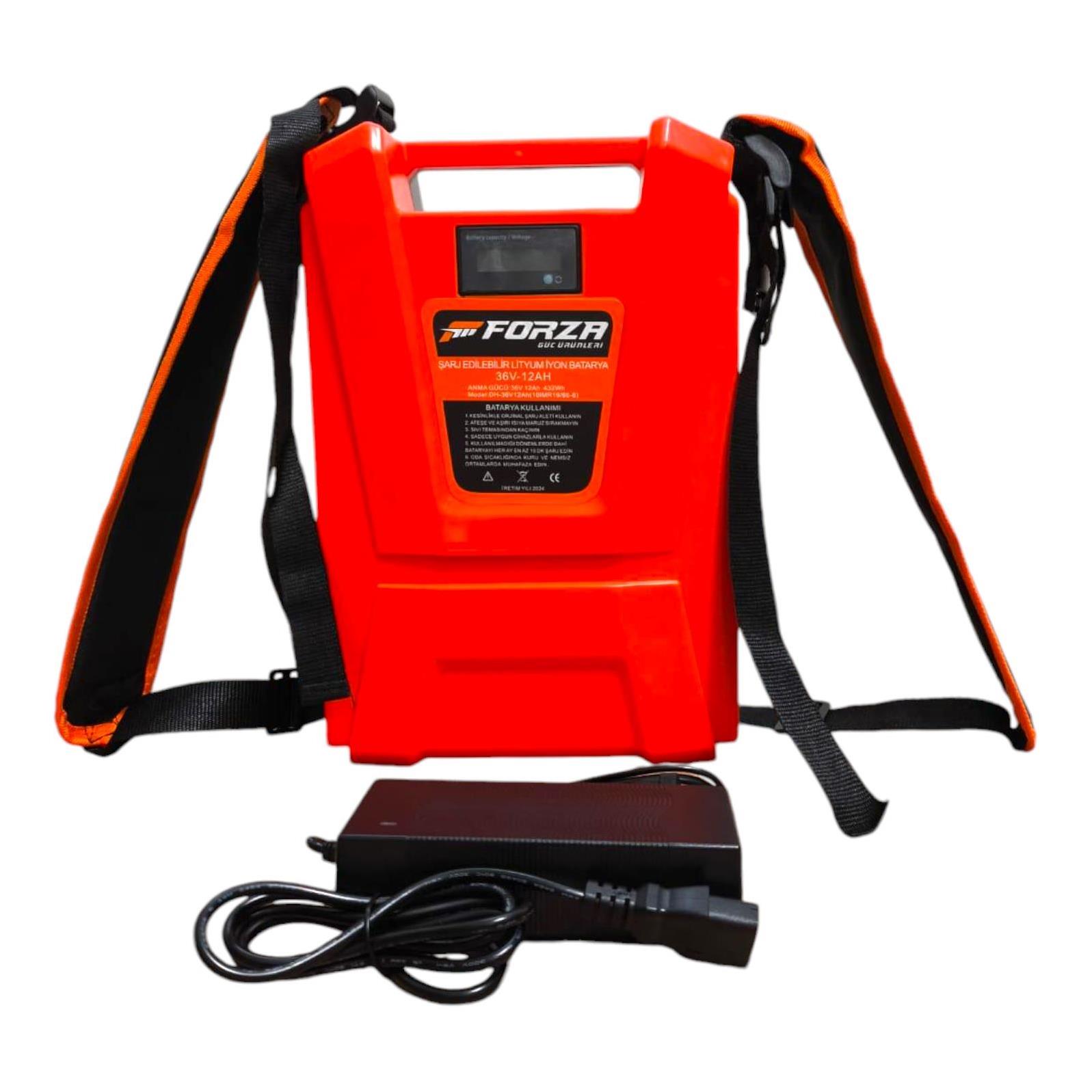 Taral / Energy Zeytin Hasat Makina Aküsü Lityum Sırt Batarya 36V 12AH ...